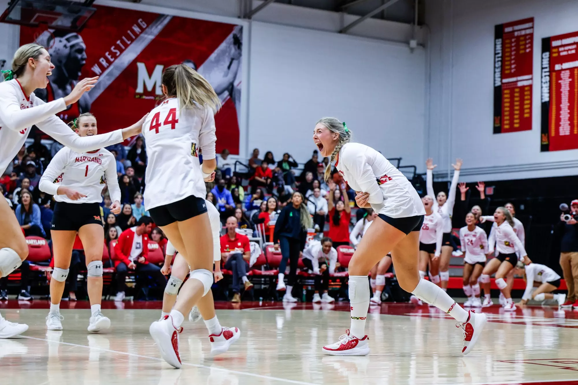 Maryland volleyball gets second straight victory, defeats UCLA in four ...